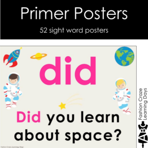 Sight Word Poster Bundle for K-2 | Made By Teachers