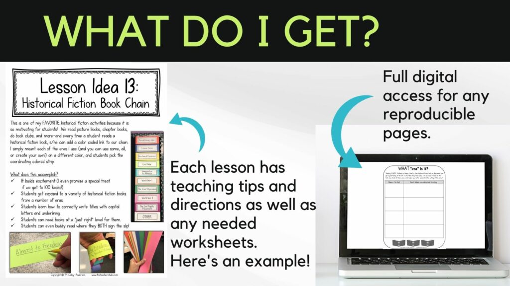 Historical Fiction Book Study | Historical Fiction Activities Distance ...