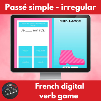 Digital game to practice Passé simple irregular verbs | Made By Teachers