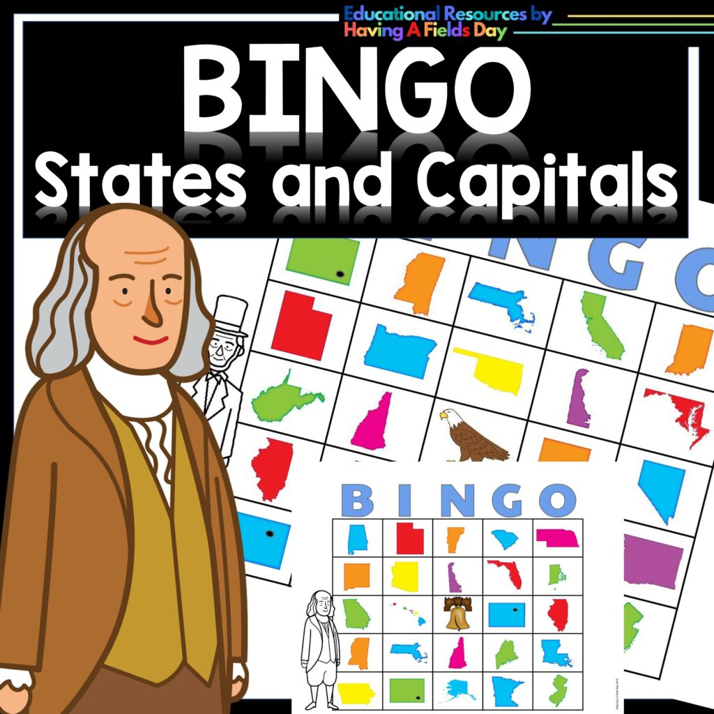 50 States and Capitals Bingo | Made By Teachers