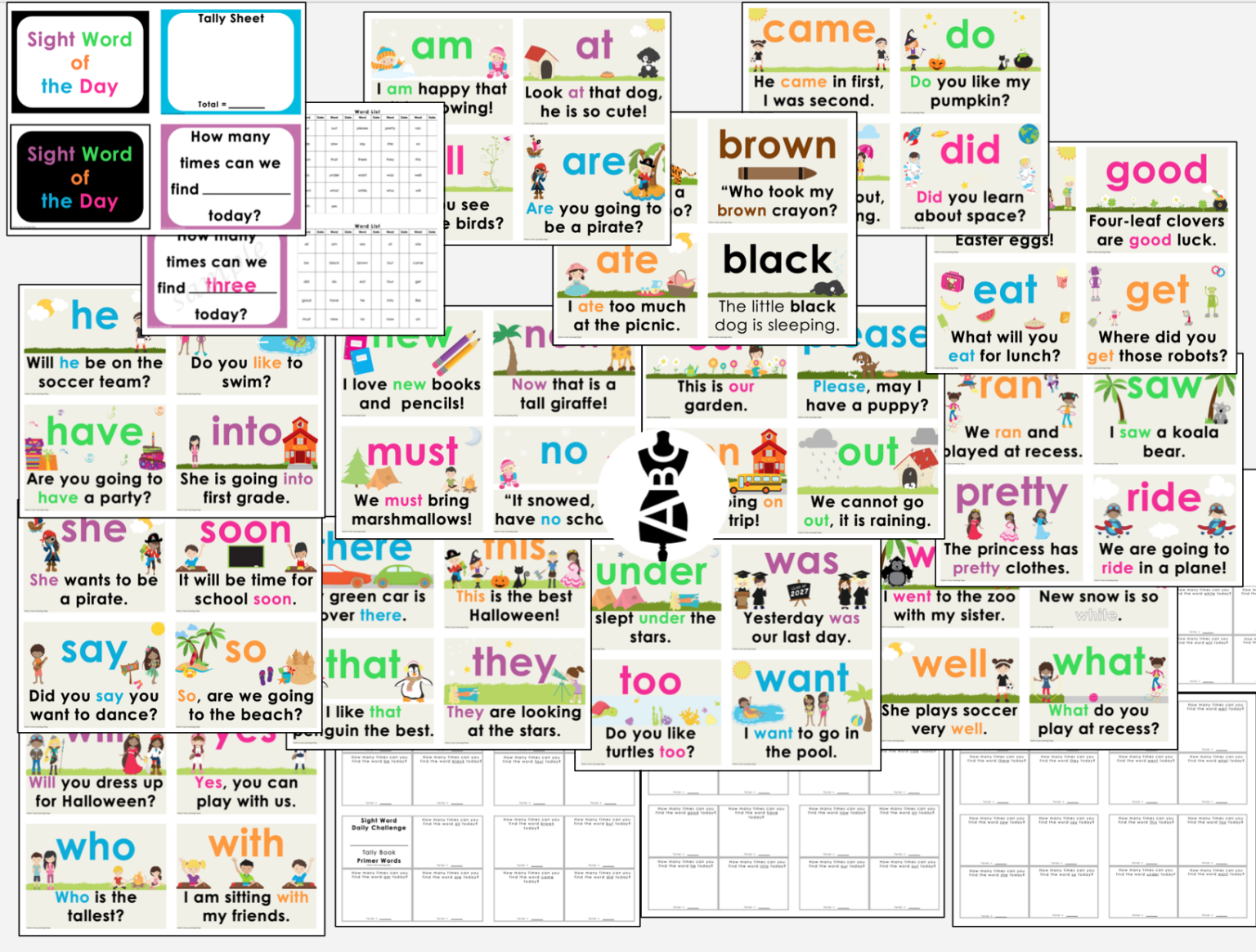 Primer Sight Word Posters | Made By Teachers