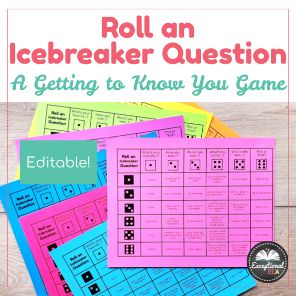 Roll an Icebreaker Question | Made By Teachers