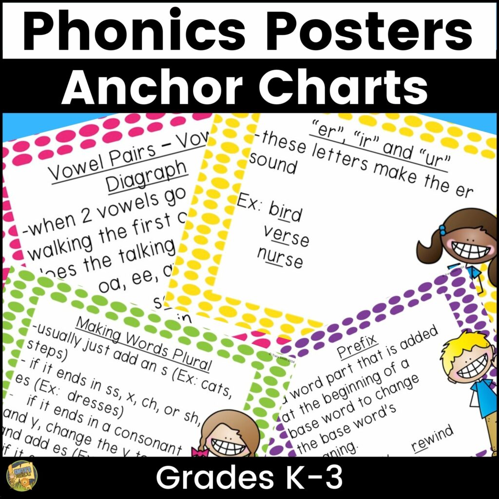Phonics Anchor Charts - Phonics Rules to Master - Phonics Charts Great ...