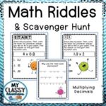 Multiplying Decimals Scavenger Hunt | Made By Teachers
