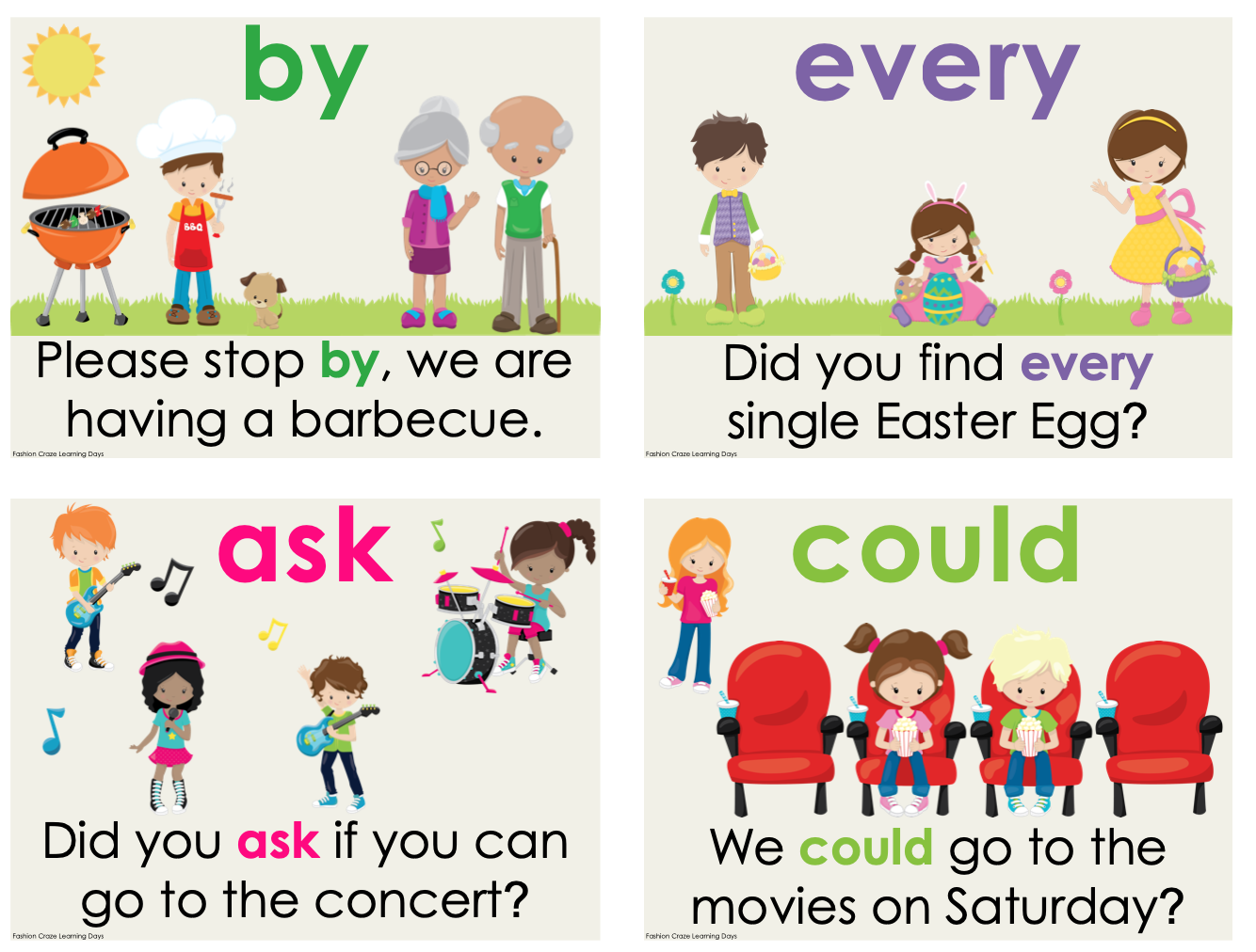 First Grade Sight Word Posters | Made By Teachers