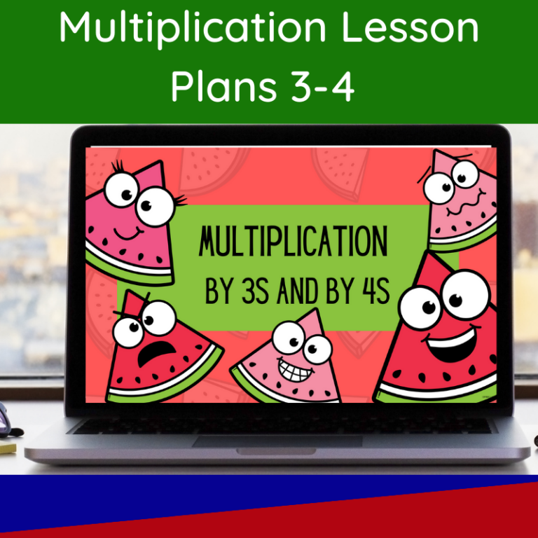 Multiplication Lesson Plans 3s And 4s Digital Math Activity Made By Multiplication Lesson Plans 3s And 4s Digital Math Activity Made By