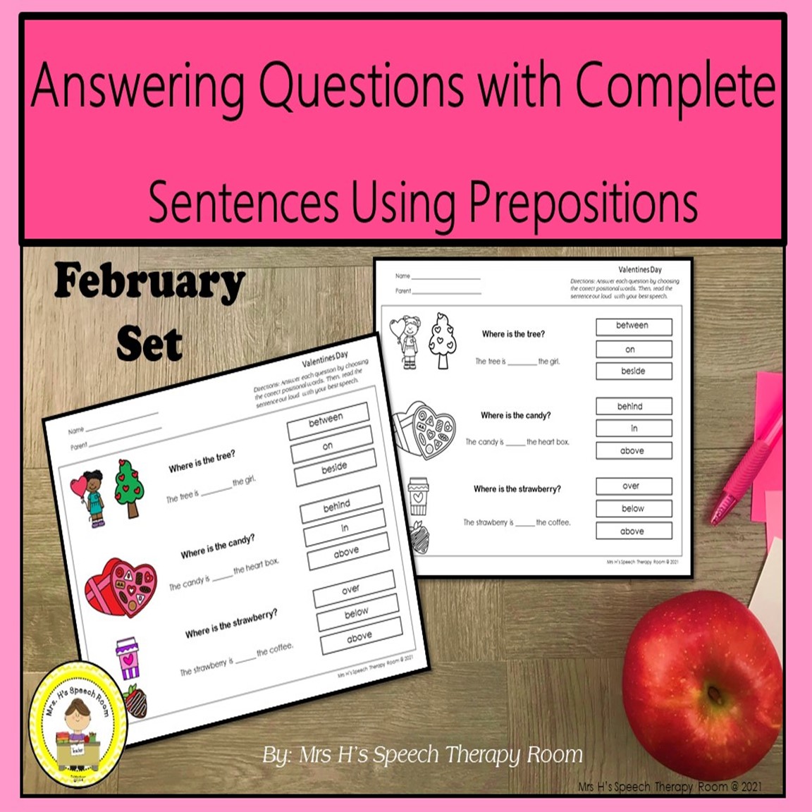 Positional Concepts and Prepositions in Speech Therapy Gingerbread ...