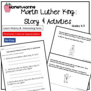 Martin Luther King Story & Activities Gr. 3-5 | Made By Teachers
