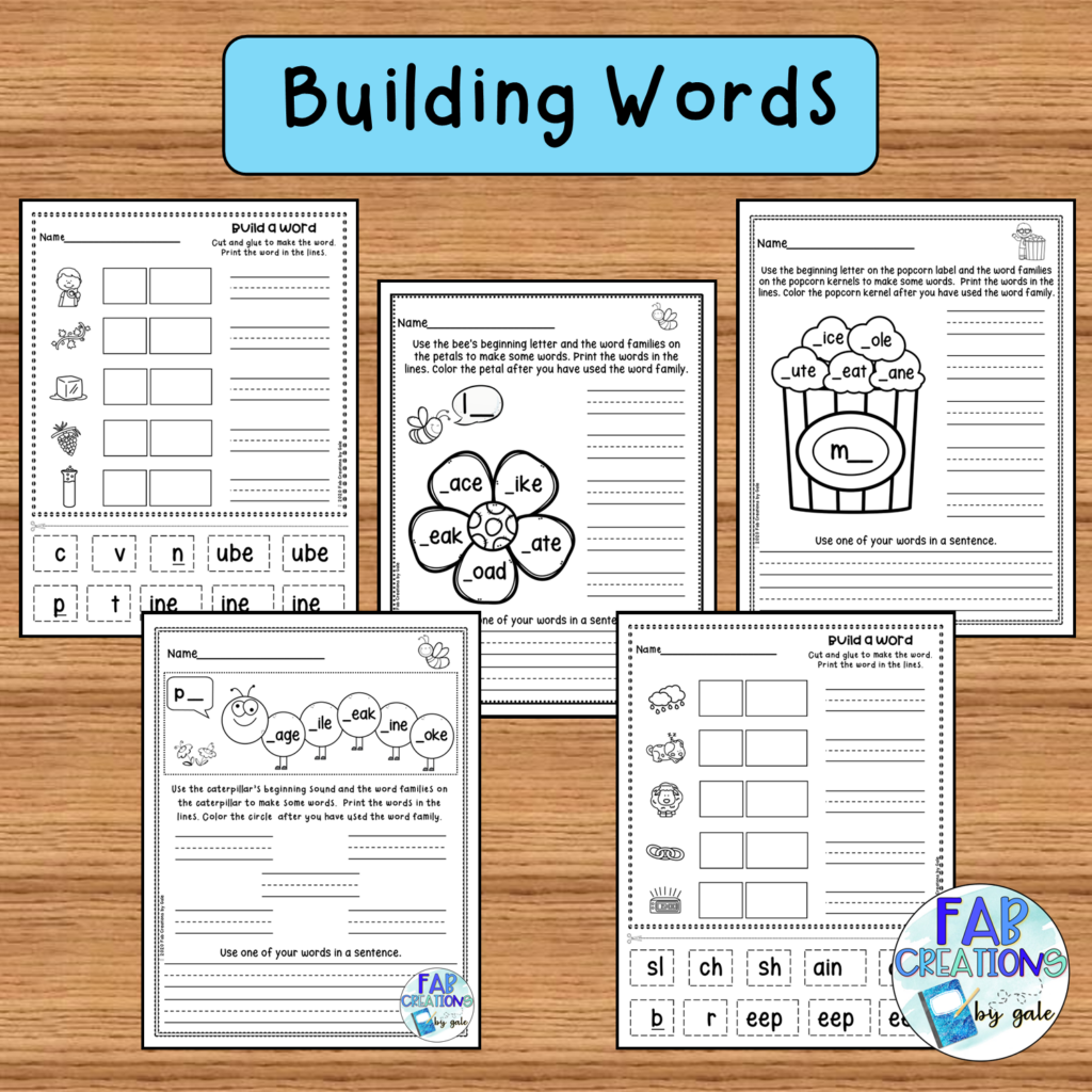 Long Vowel Word Family Review | Made By Teachers