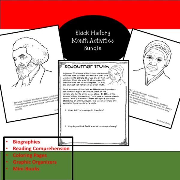 Black History Month Activities Bundle K-5 | Made By Teachers