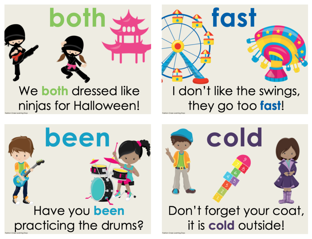 Second Grade Sight Word Posters | Made By Teachers