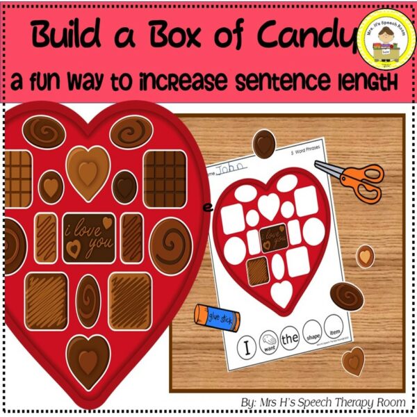 Build A Valentine Candy Box to Increase Sentence Length | Made By Teachers