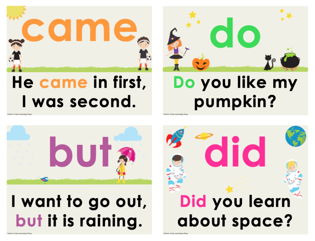 Sight Word Poster Bundle for K-2 | Made By Teachers
