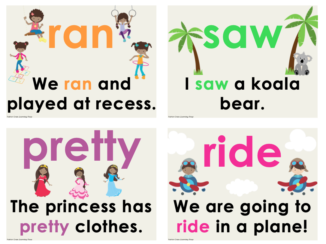 Sight Word Poster Bundle for K-2 | Made By Teachers