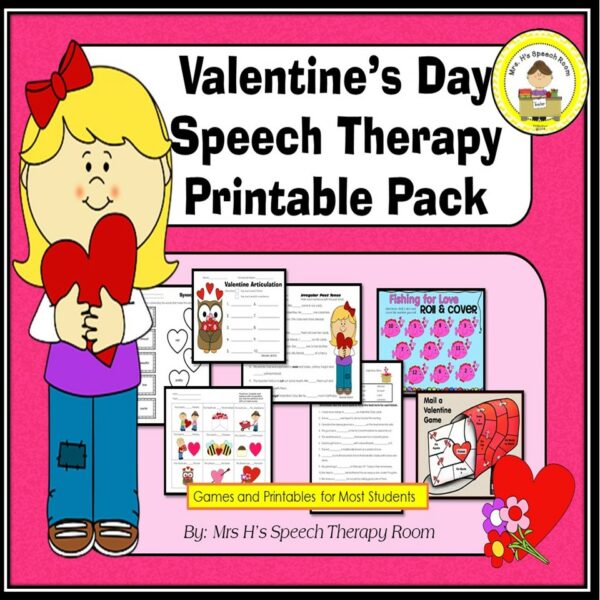Valentines Day Speech Therapy Printable Pack | Made By Teachers