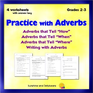 Adjectives and Adverbs - Grade 3 BUNDLE - 30 worksheets - Great ...