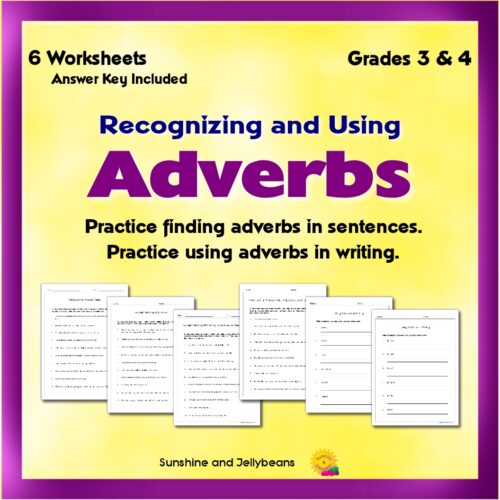 Adjectives and Adverbs - Grade 3 BUNDLE - 30 worksheets - Great ...
