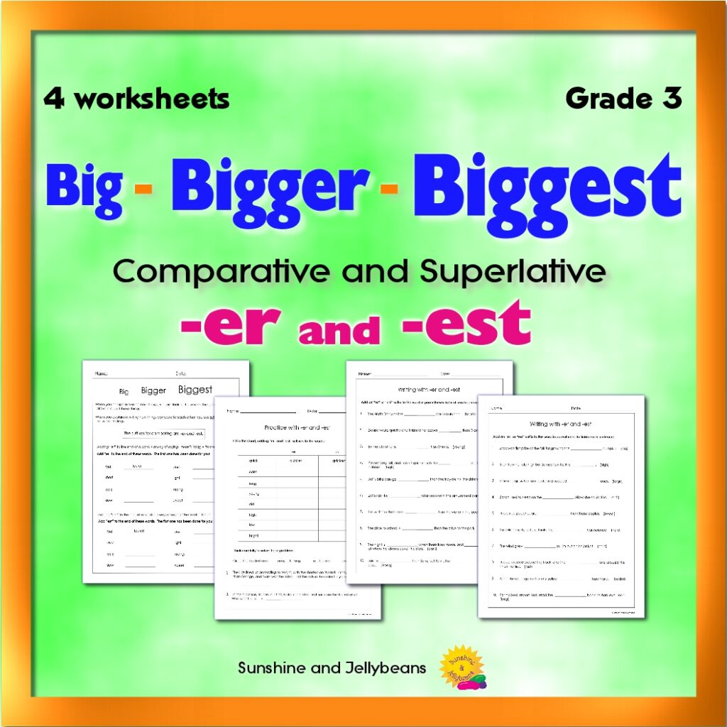 Adjectives and Adverbs - Grade 3 BUNDLE - 30 worksheets - Great ...