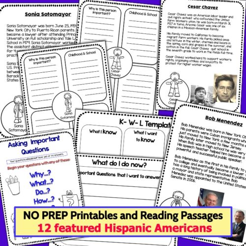 Hispanic Heritage Month Activities Research Project | Made By Teachers