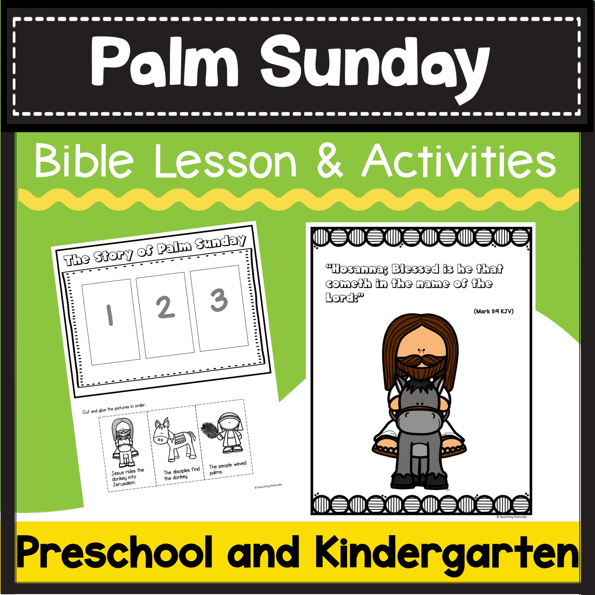 Palm Sunday Easter Bible Lesson and activities | Made By Teachers