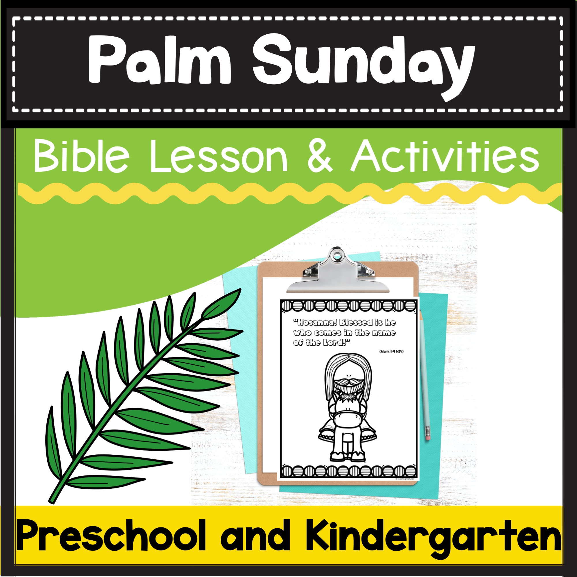 Palm Sunday Easter Bible Lesson and activities | Made By Teachers