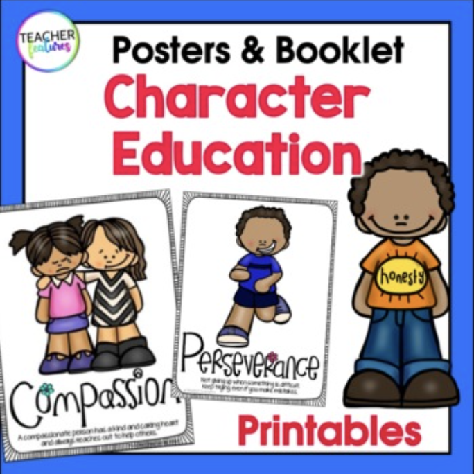 Character Education Posters and Writing Activity | Made By Teachers