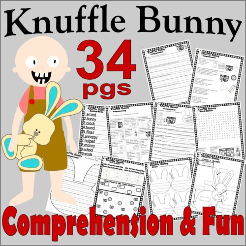 Knuffle Bunny Book Companion Reading Comprehension Study Quiz | Made By ...