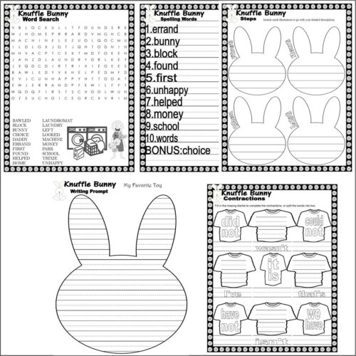 Knuffle Bunny Book Companion Reading Comprehension Study Quiz | Made By ...
