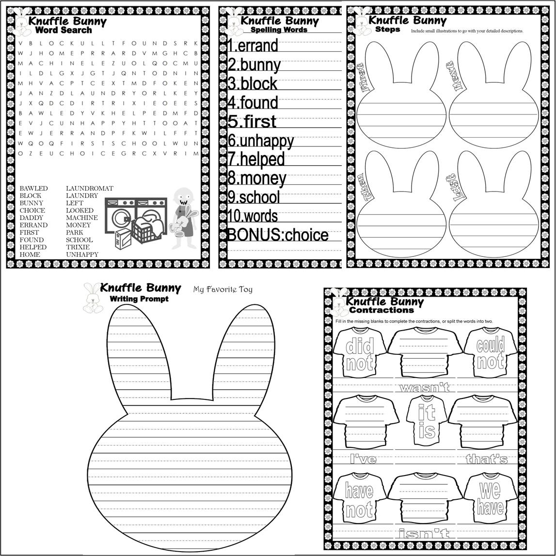 Knuffle Bunny Book Companion Reading Comprehension Study Quiz | Made By ...