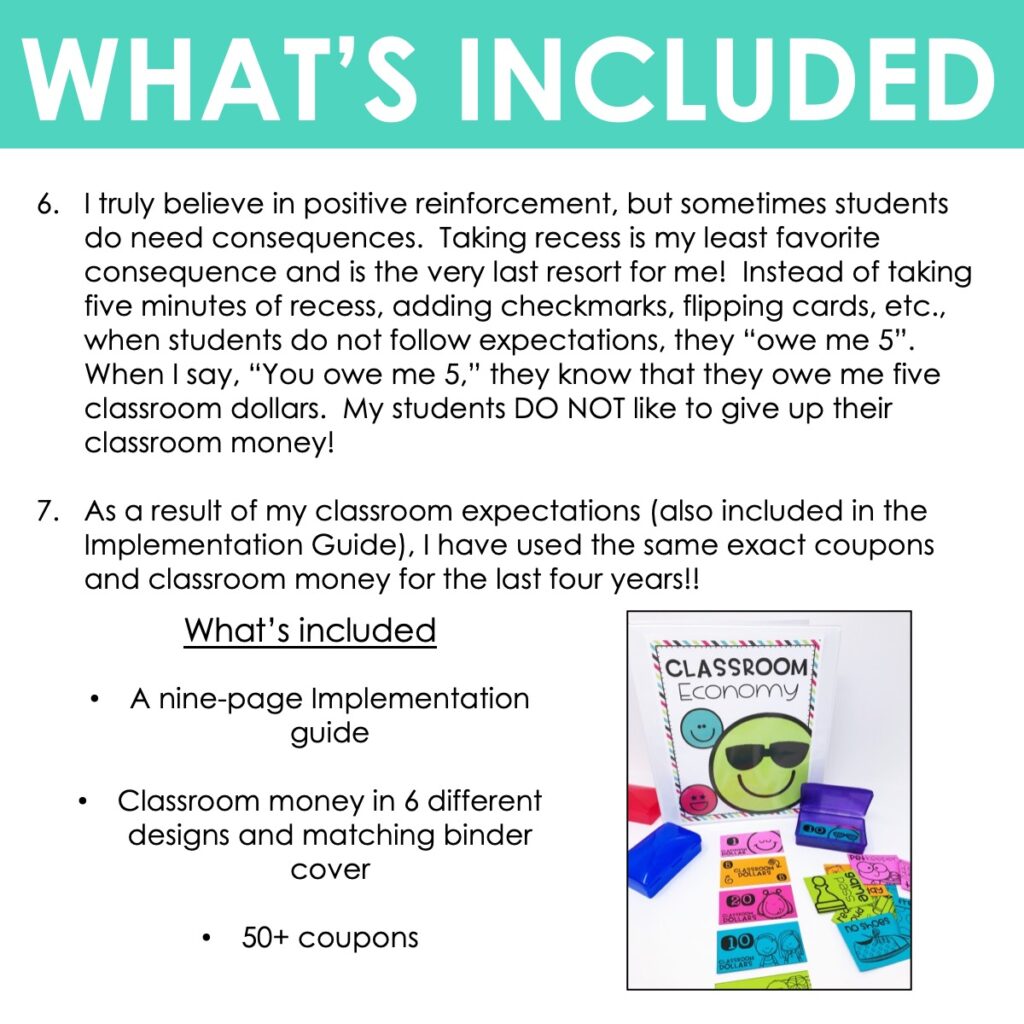 Classroom Economy | Award Coupons | Behavior Management | Made By Teachers