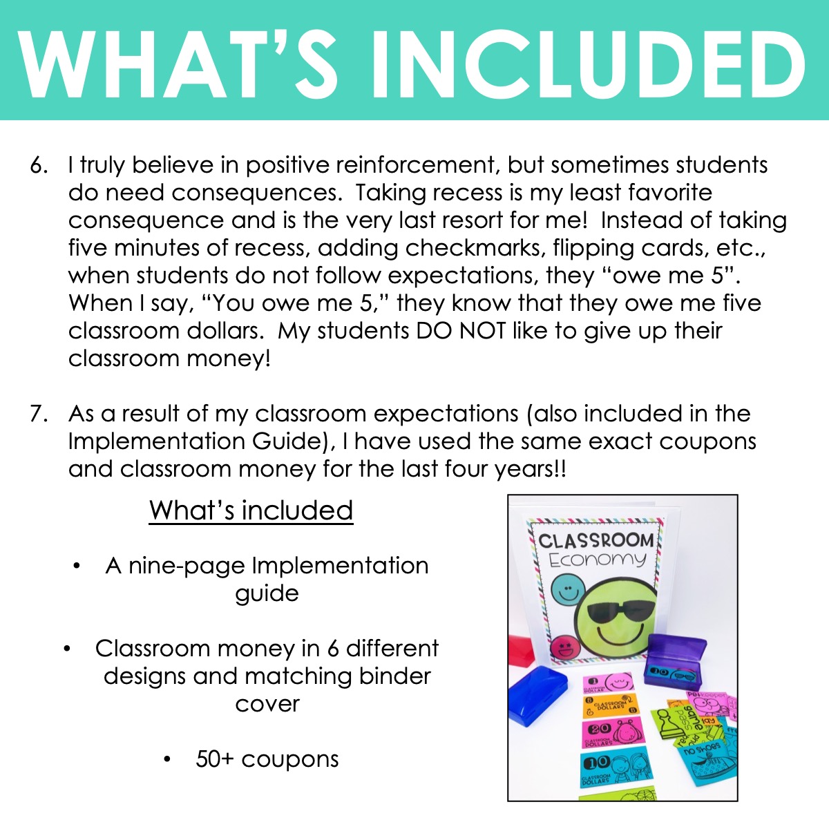 Classroom Economy | Award Coupons | Behavior Management | Made By Teachers