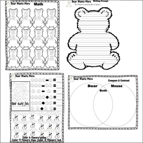 Bear Wants More Reading Comprehension Book Study Companion | Made By ...