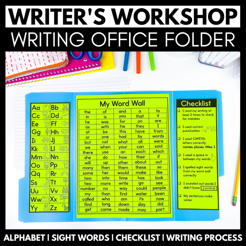 Writers Workshop Writing Office - Kindergarten 1st Grade | Made By Teachers