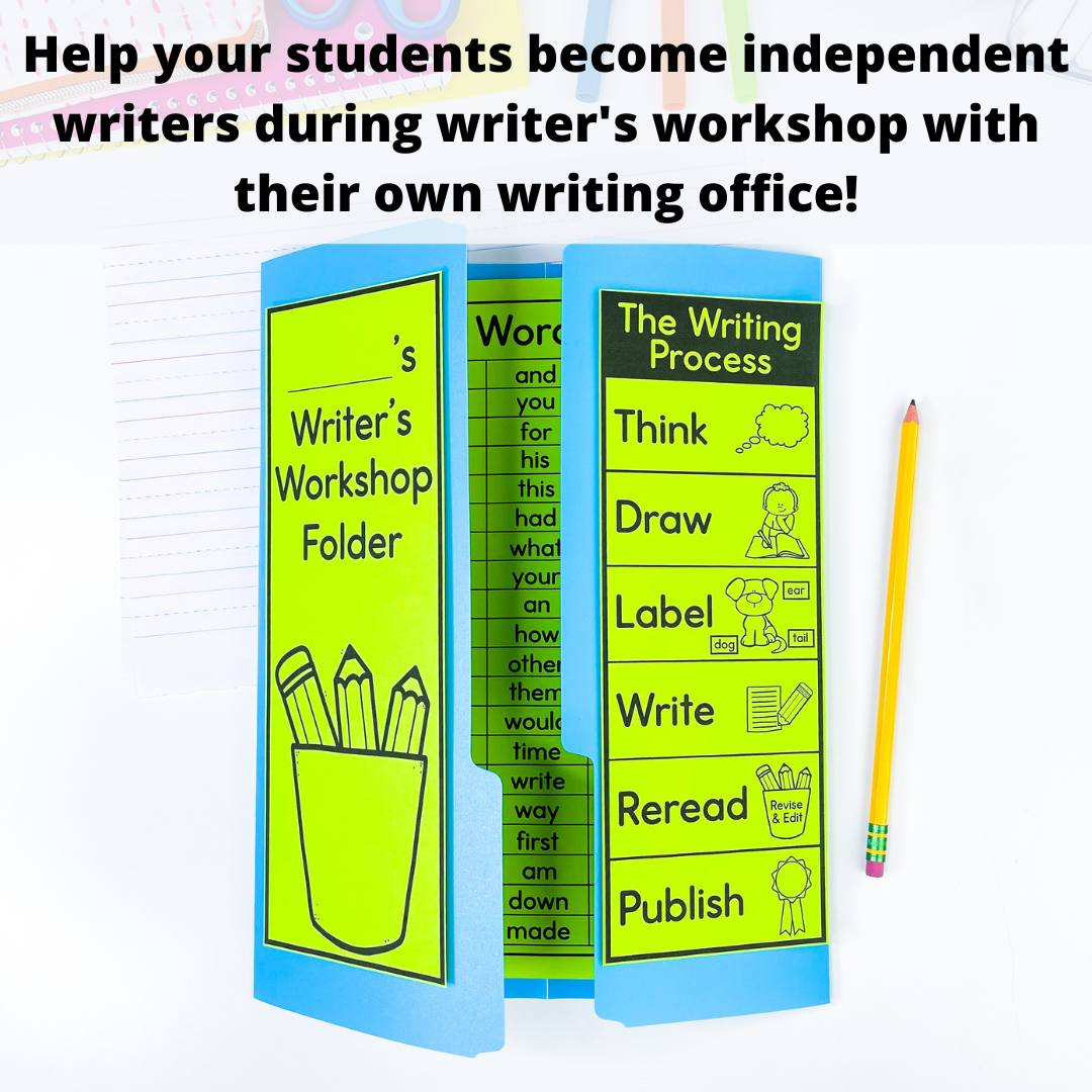 Writers Workshop Writing Office - Kindergarten 1st Grade | Made By Teachers