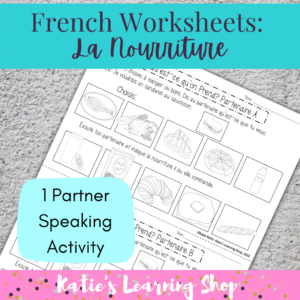 French Food Worksheets | La Nourriture | Made By Teachers