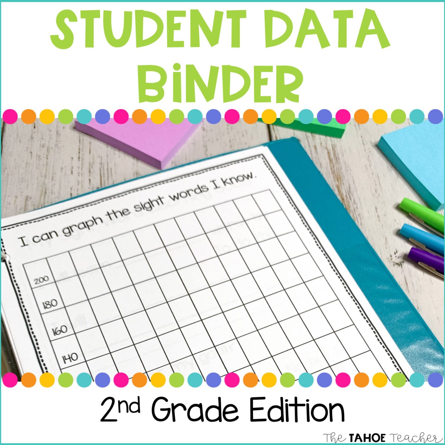 Editable 2nd Grade Student Data Binder Notebook | Made By Teachers