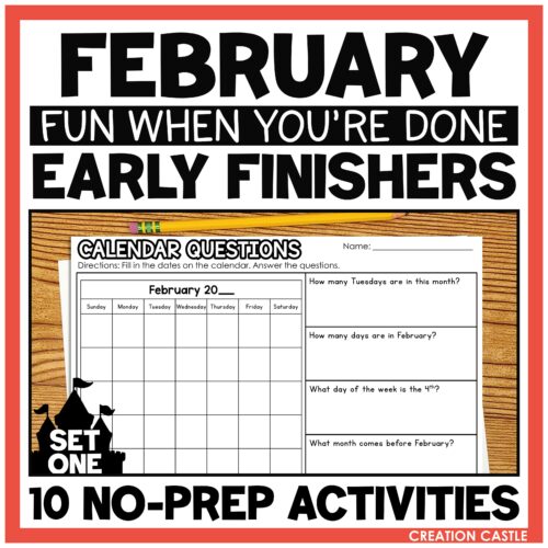 January Early Finishers Activities | Made By Teachers