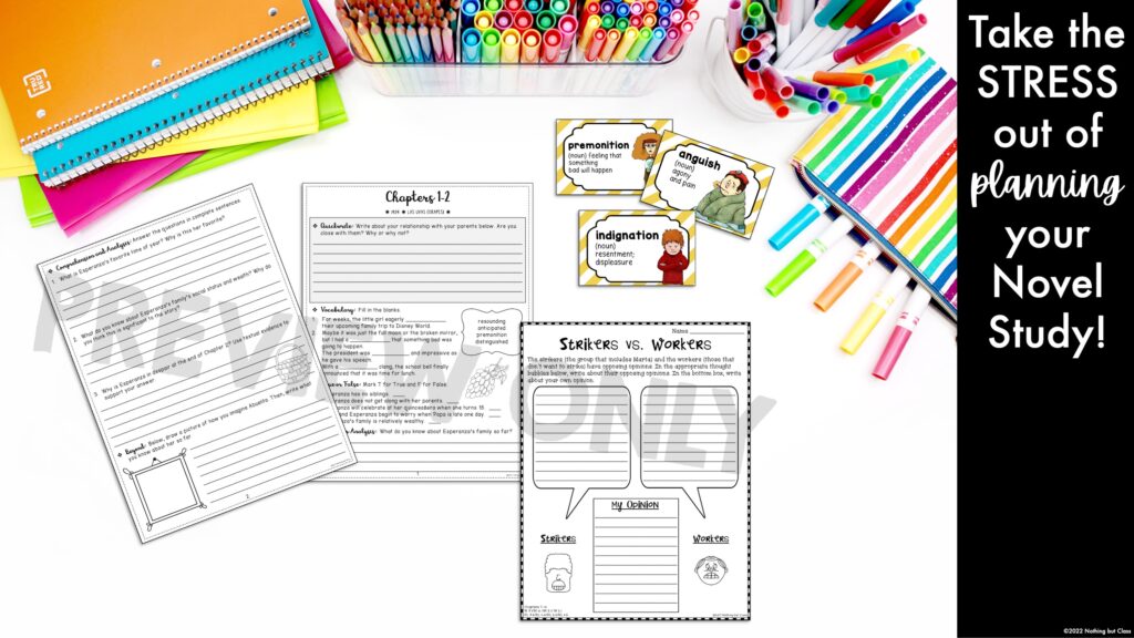 Esperanza Rising Novel Study Unit | Comprehension with Activities and ...