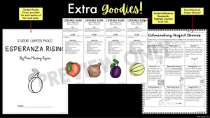 Esperanza Rising Novel Study Unit | Comprehension with Activities and ...
