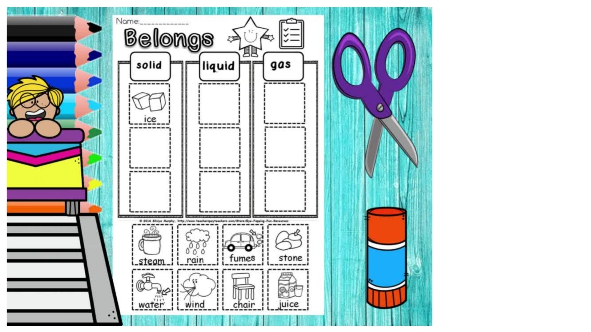 solid liquid and gas | Made By Teachers