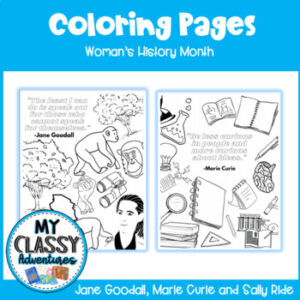 Woman's History Month Coloring Pages with Quote | Made By Teachers
