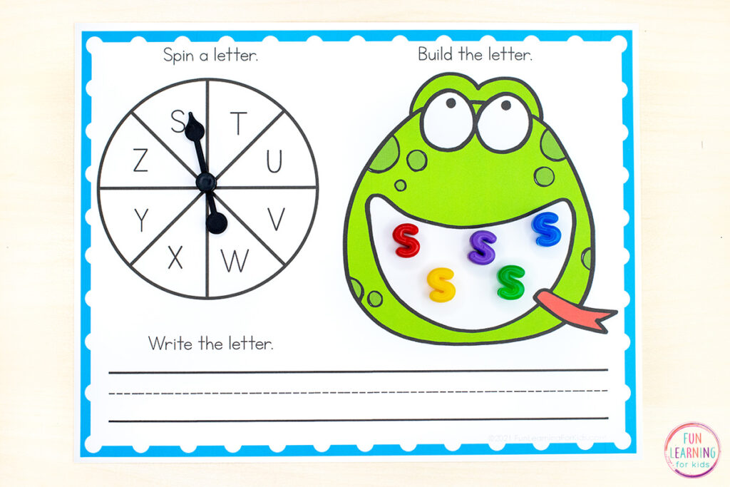 Alphabet Mats and Alphabet Worksheets for Letters and Beginning Sounds ...