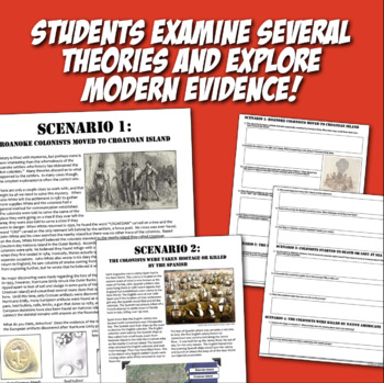 Lost Colony of Roanoke | 13 Colonies Lost Colony CSI Activity | Made By ...