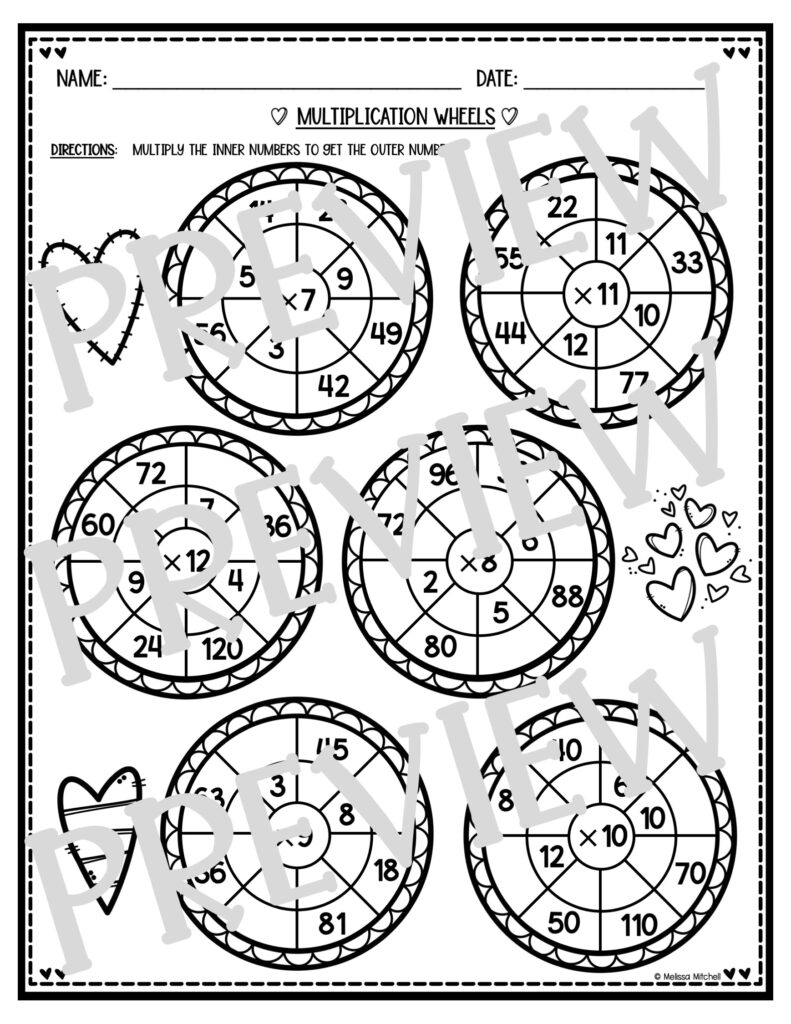 Valentine's Day Math Worksheets | Made By Teachers