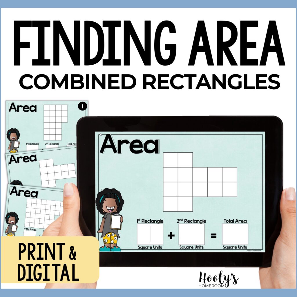 Area of Composite Figures Task Cards & Boom Cards | Made By Teachers