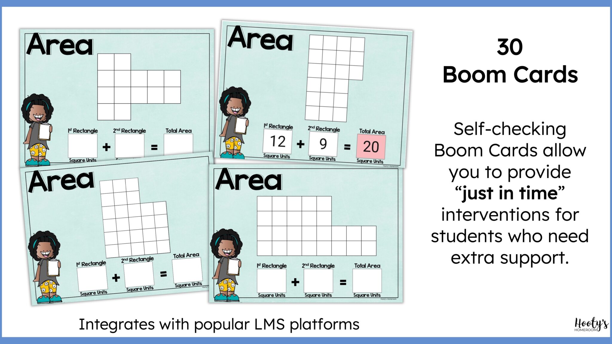 Area of Composite Figures Task Cards & Boom Cards | Made By Teachers