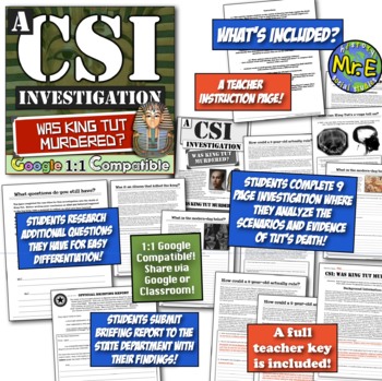 King Tut Ancient Egypt CSI World History Ancient Civilizations ...