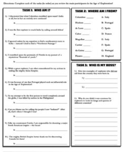 Age of Exploration Mini-Unit | A 6-Step Scavenger Hunt for 10 Explorers ...