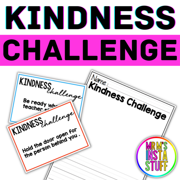 Kindness Activities Challenge Bulletin Board SEL Learning Resource ...