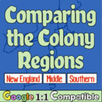 13 Colonies Regions New England, Middle, & Southern Colony Regions ...